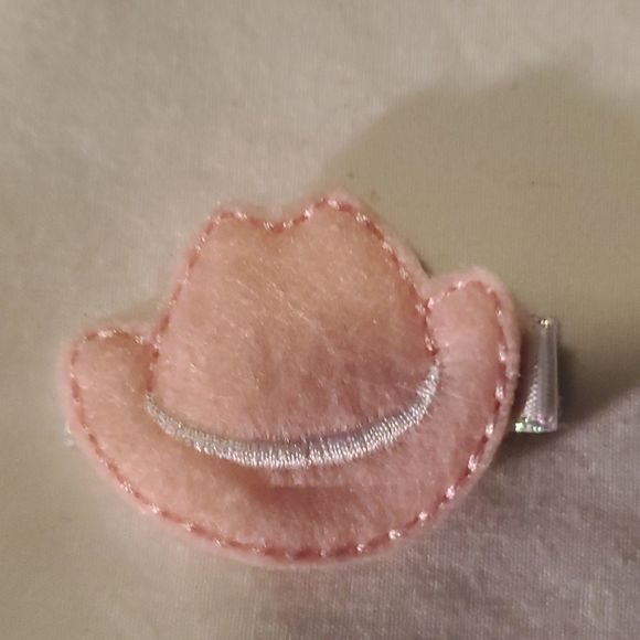 Yogi & Cecil's Boutique | Accessories | New Pink Cowboy Hat Felt Hair ...